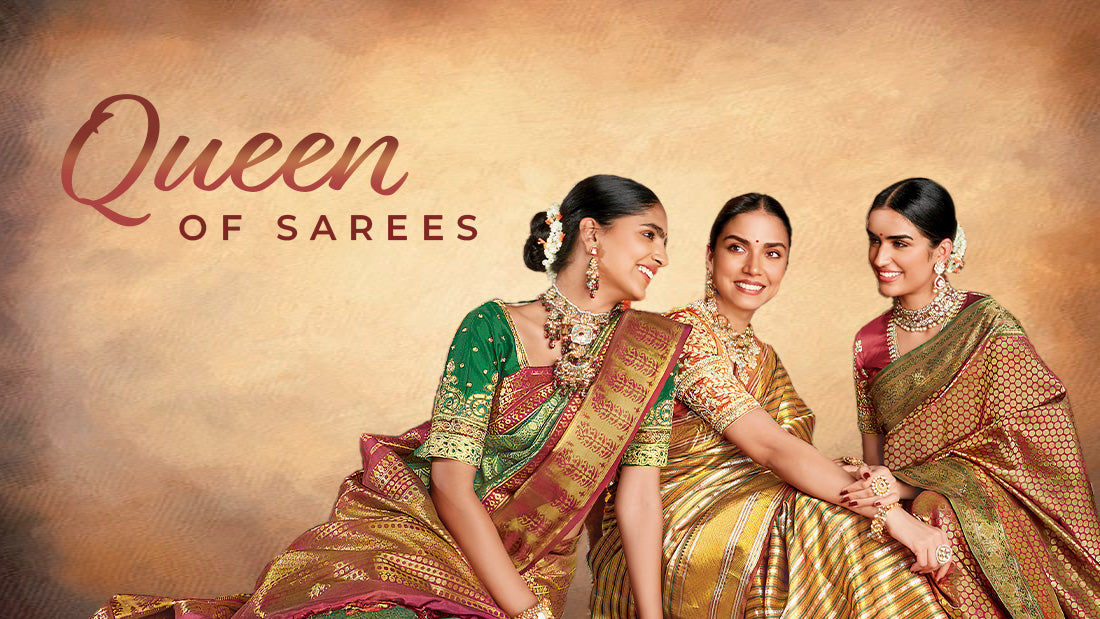 Which saree is the queen of the saree?