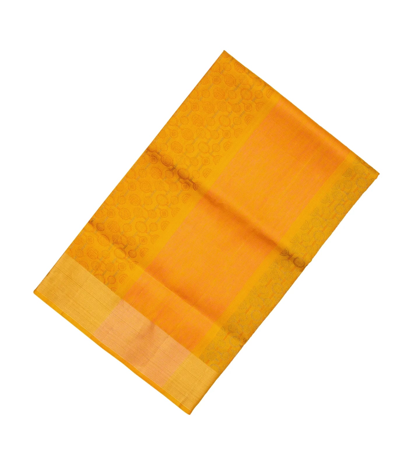 Mustard Handloom Soft Silk Saree With Geometric Motifs-SO3936 – RmKV ...