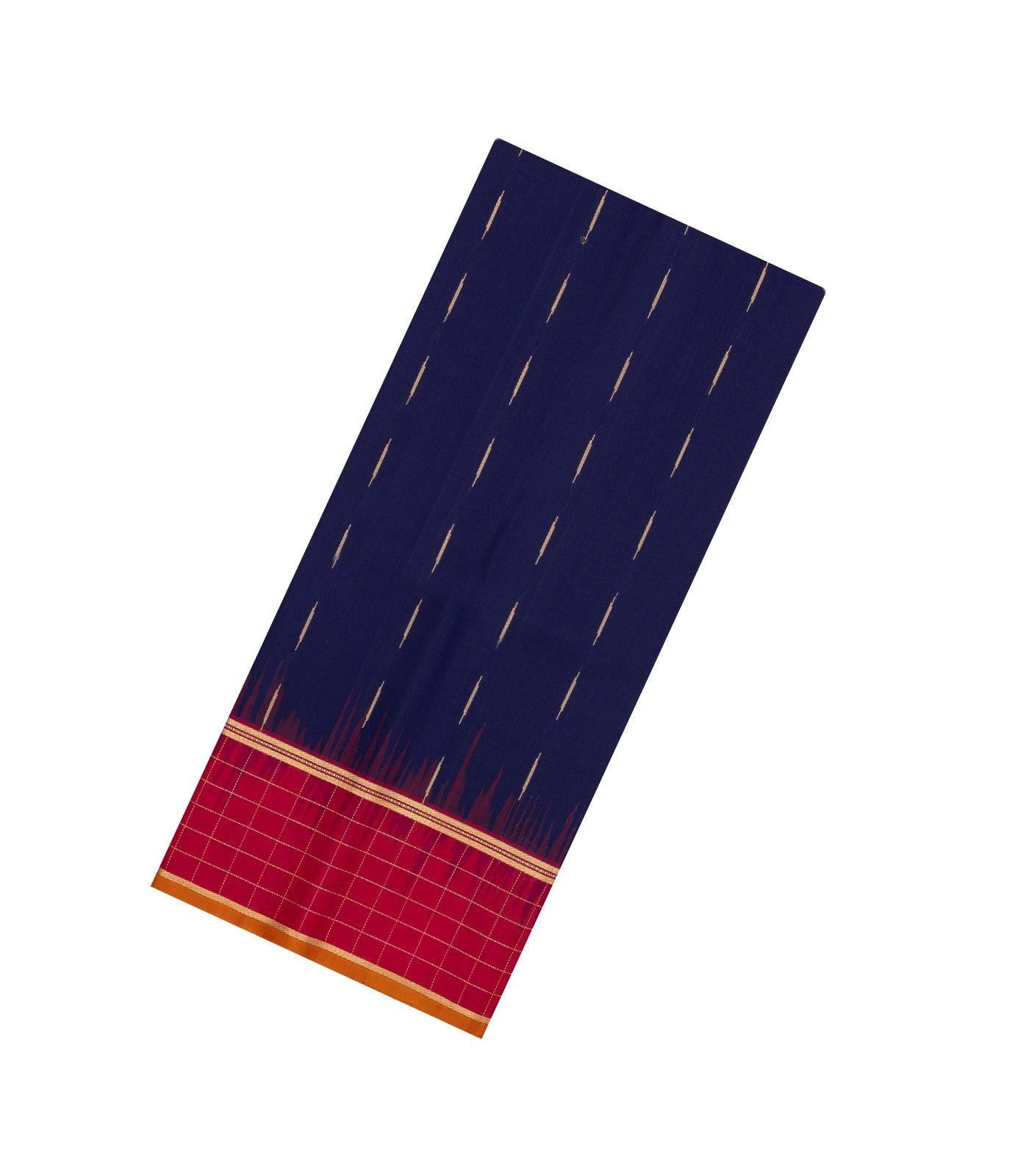 Navy Blue Handloom Soft Silk Saree With Raindrop Buttas-SO4318