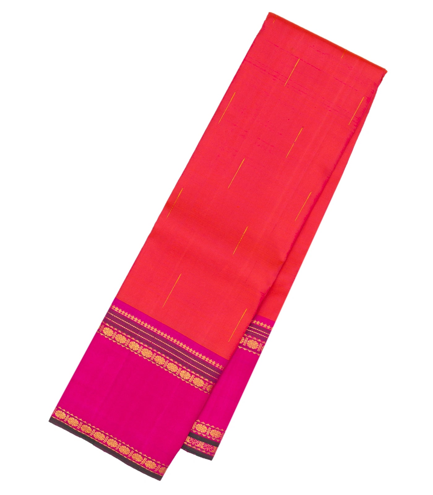 Red Handloom Kanchipuram Silk Saree With Raindrop Buttas – RmKV Silks ...