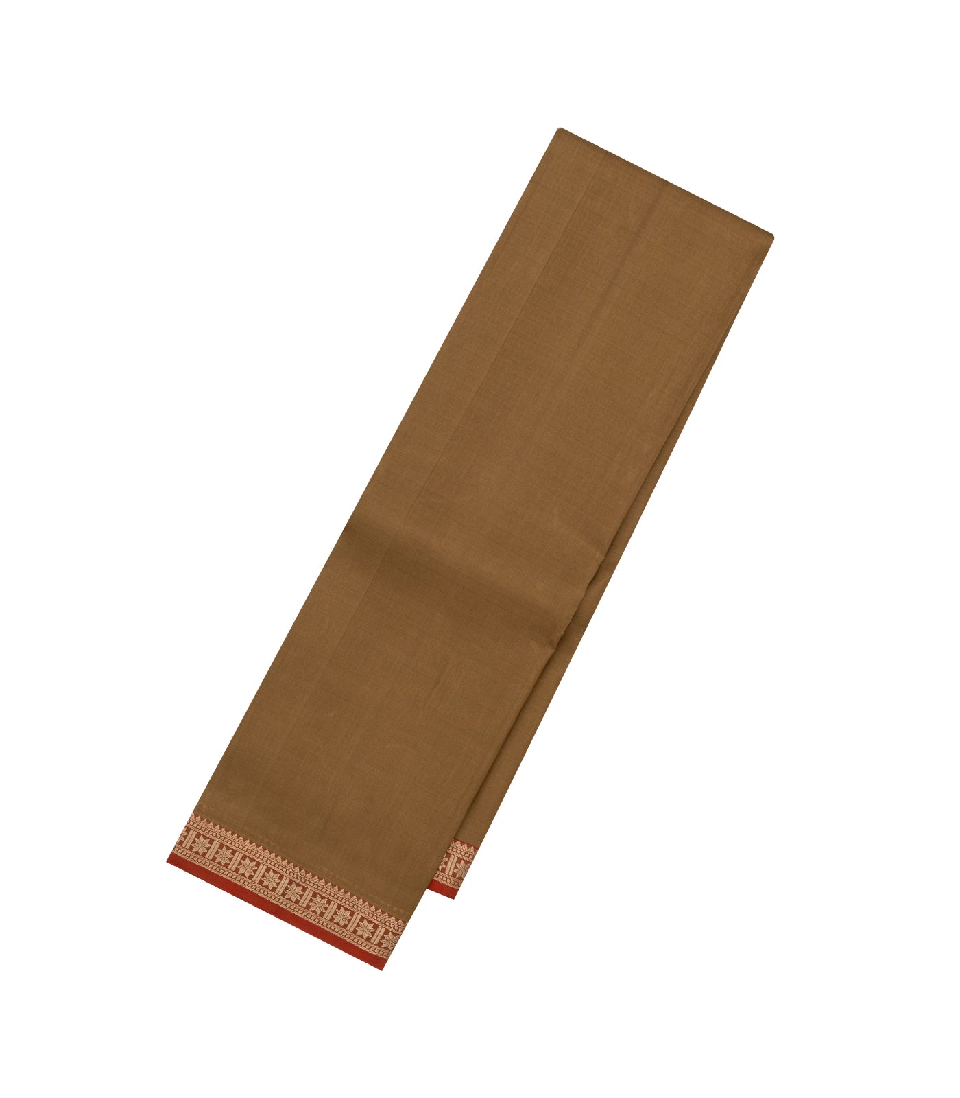 Dark Beige Handloom Soft Silk Saree With Contrast Border-SO4468 – RmKV ...