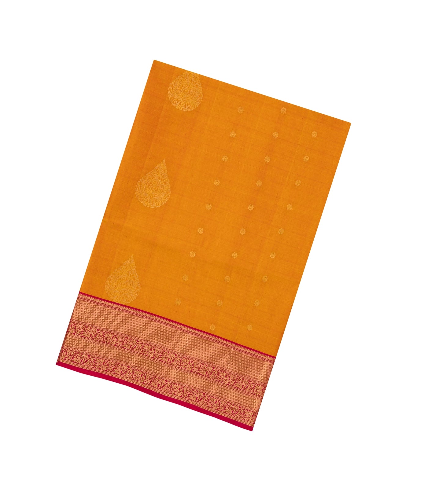 Oil Mustard Handloom Soft Silk Saree With Floral Buttas-SO4320 – RmKV ...